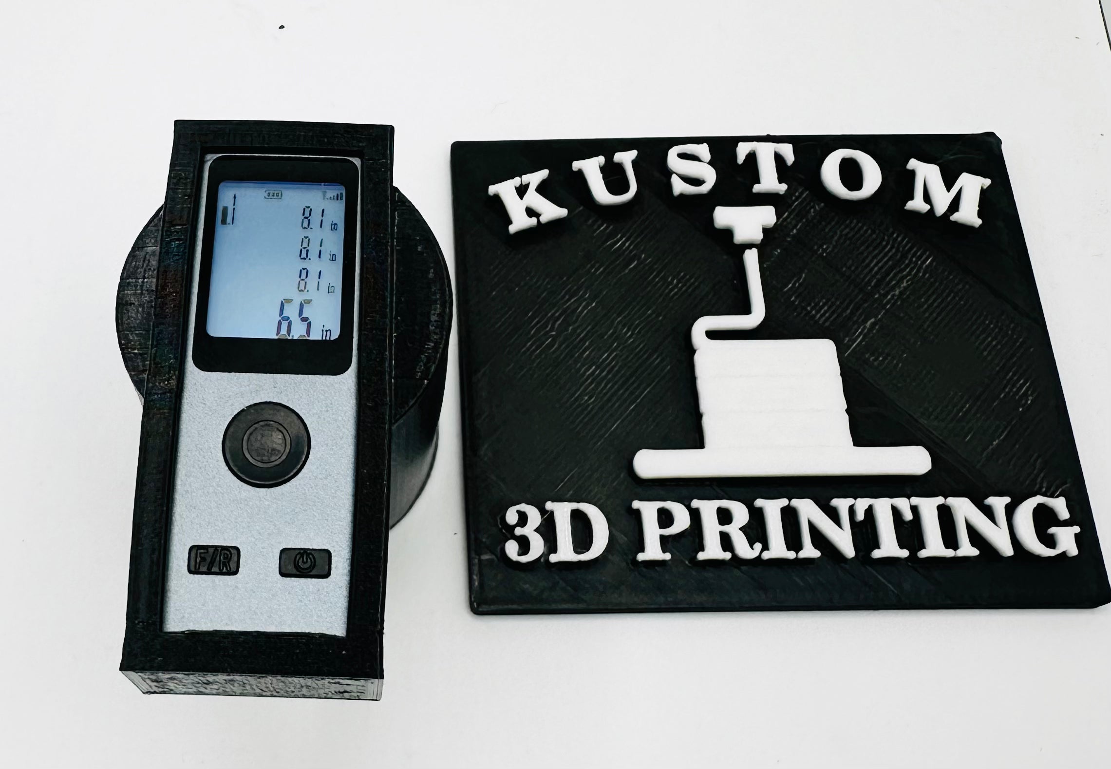 Collimator with laser and measuring device – Kustom 3D Printing
